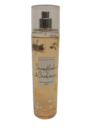 NEW Bath & Body Works Snowflakes & Cashmere Fine Fragrance Mist - 8 oz ...