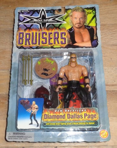 1999 WCW NWO Toy Biz DDP Diamond Dallas Page Bruisers Wrestling figure ...