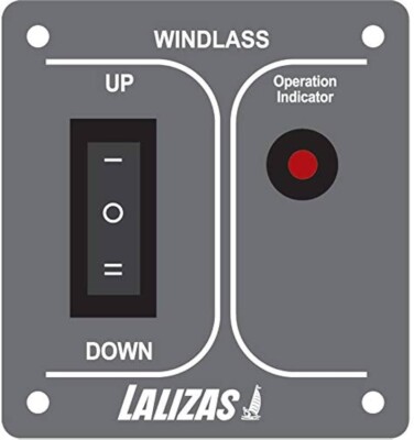 Lalizas Lofrans Panel mount windlass switch 2''x3'',5A C13 | eBay