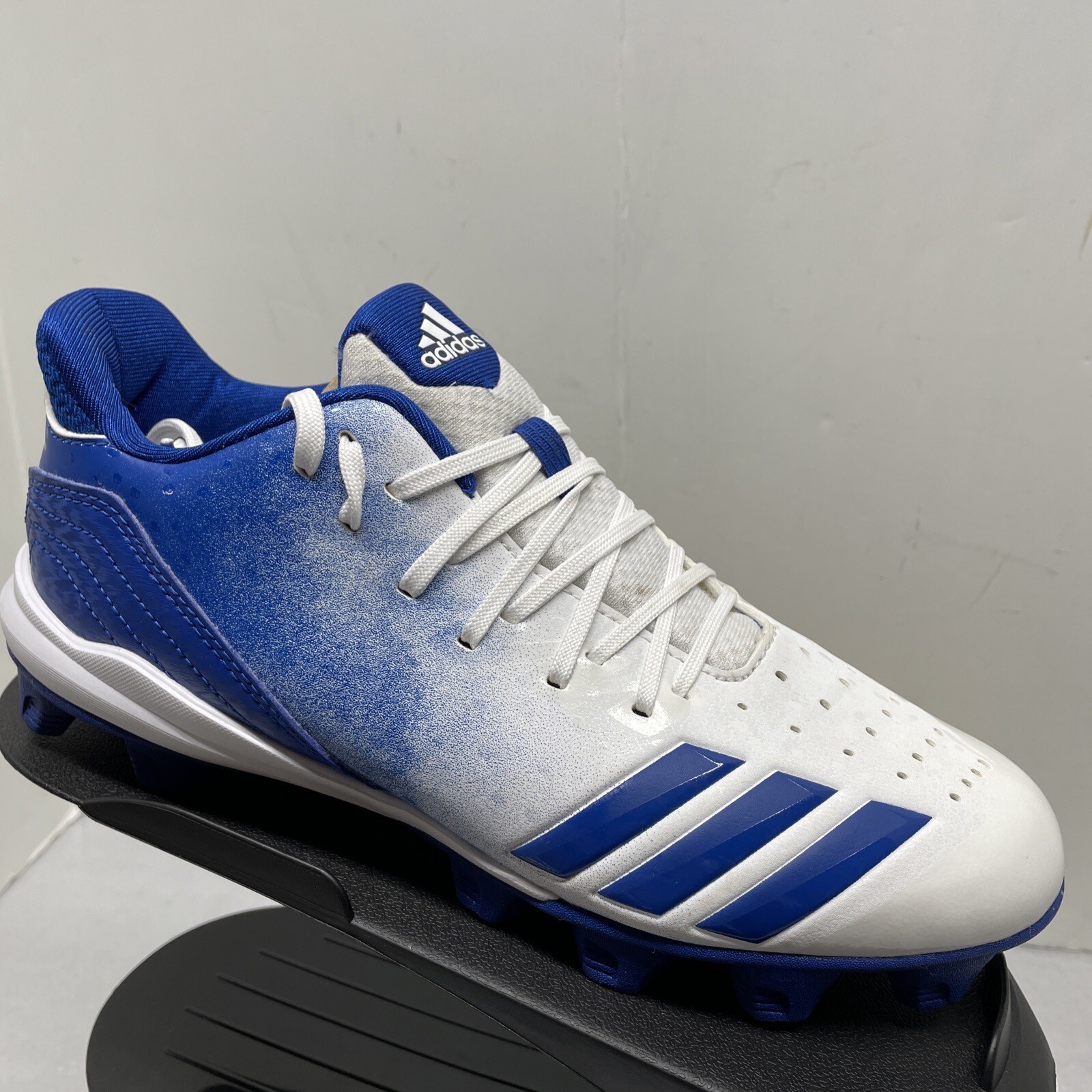 Men's 7 Adidas ICON 4 MD Low Baseball 11 Cleat Shoes G26693 Blue White ...