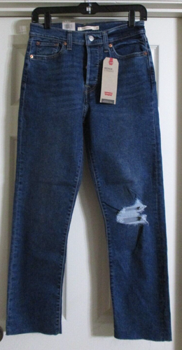 Levi's Wedgie Straight Women's Jeans Size 6 Short 28x28 Denim Button ...