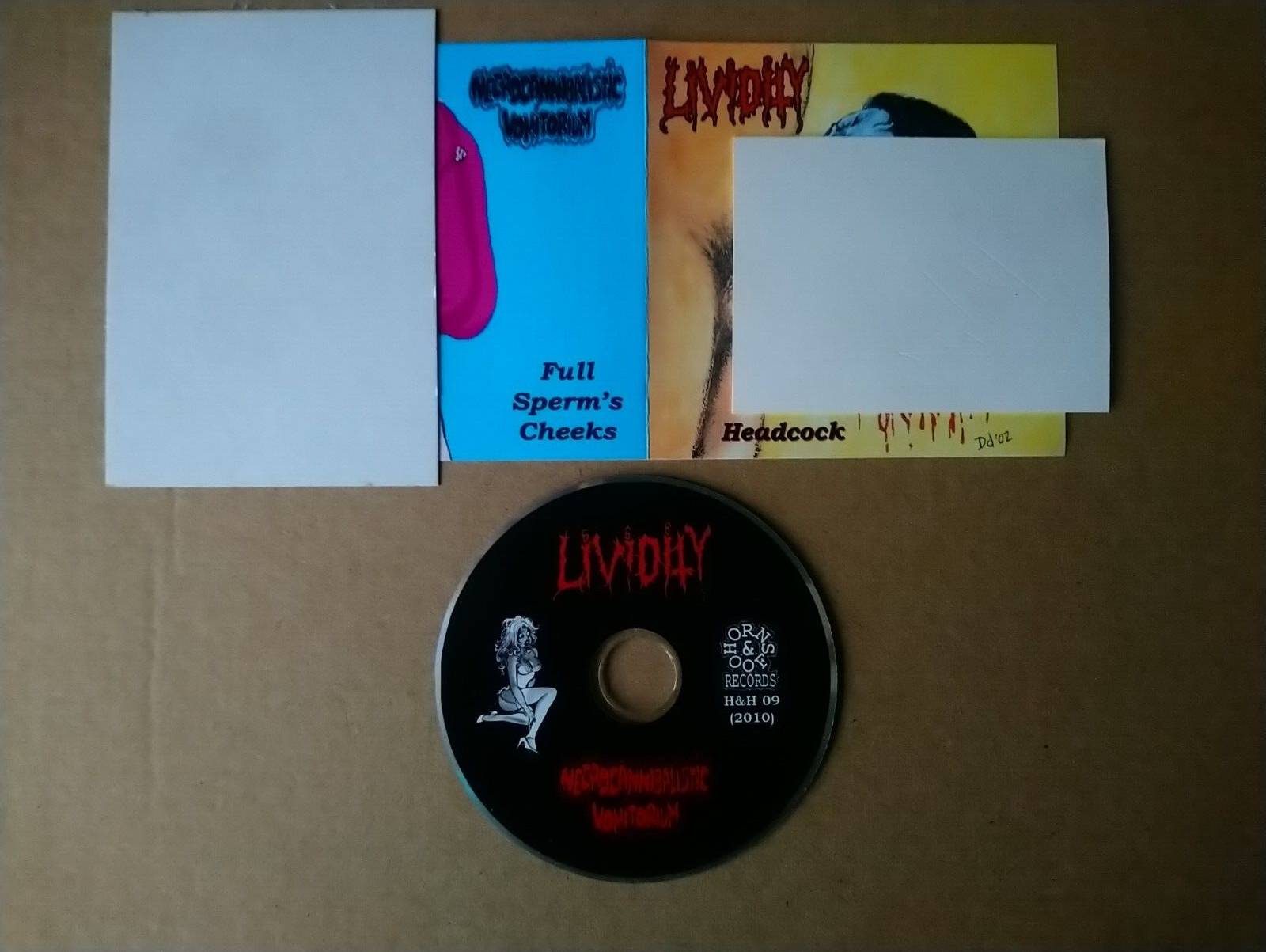 LIVIDITY / NECROCANNIBALISTIC VOMITORIUM Split 3"MCD Skinless Waco ...