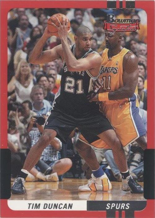 2004-05 Bowman Signature - Tim Duncan #21 for sale online | eBay