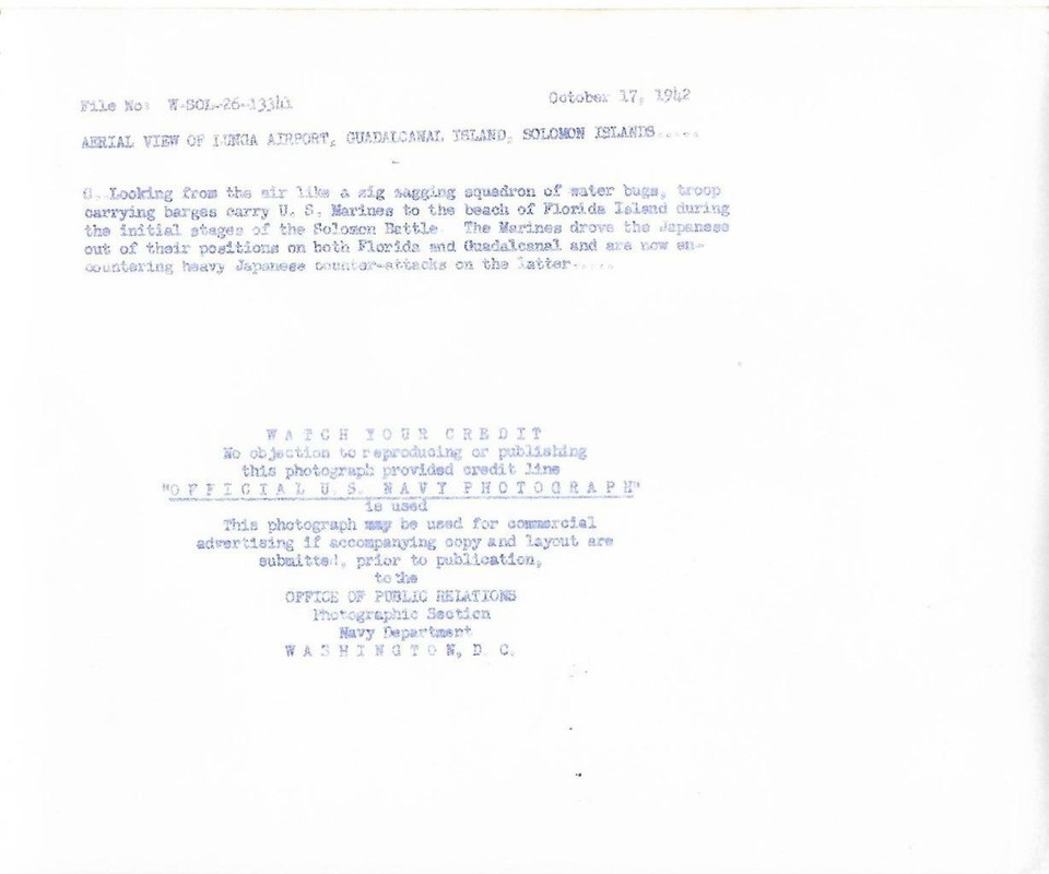 WWII, *FLORIDA ISLAND* TROOP CARRYING BARGES ZIG ZAGGING IN PHOTO #WW85 ...