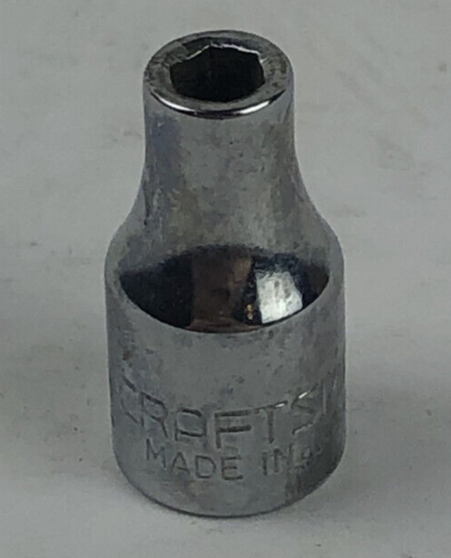 Craftsman 5/32" 6 Point 1/4" Drive Shallow Socket V 43481 Made In USA ...