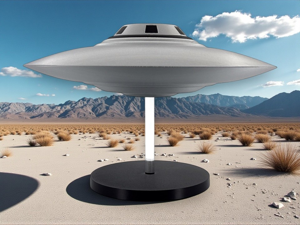 Bob Lazar S4 Sport Model UFO Replica | 3D Printed Area 51 Flying Saucer ...