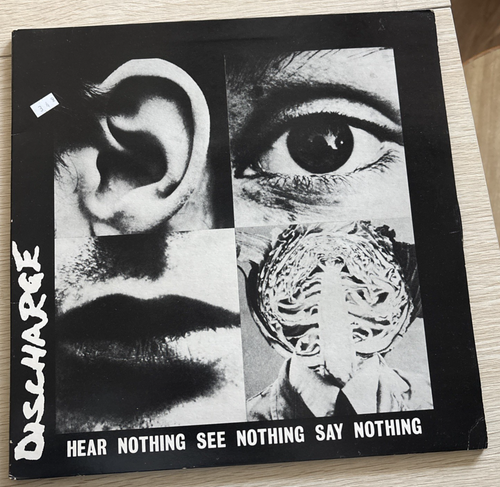 Discharge hear nothing see nothing say nothing lp early 80s uk press ...