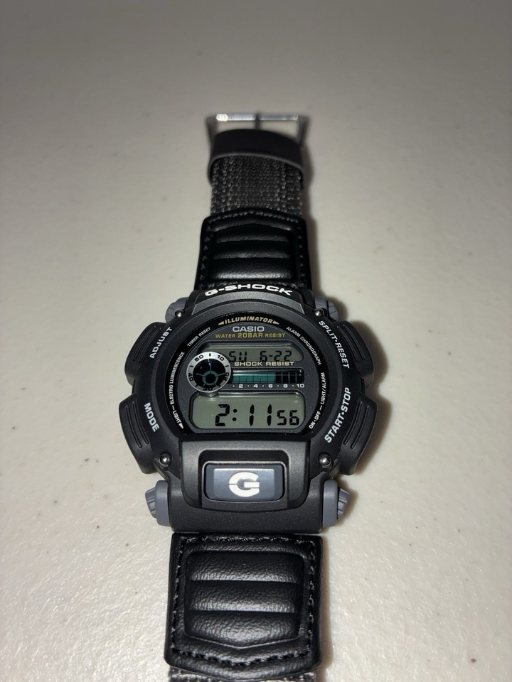 Casio G-Shock DW-9052 Military Quartz 200M Stopwatch Alarm Timer - New ...