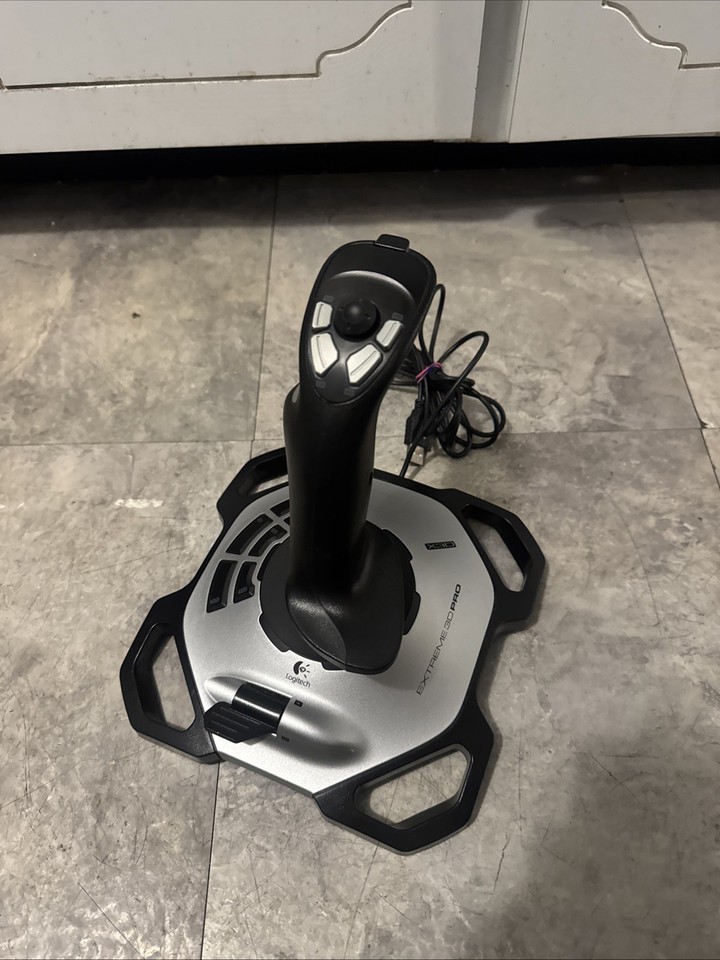 Logitech Extreme 3D Pro Flight Simulator Joystick USB Controller For PC ...