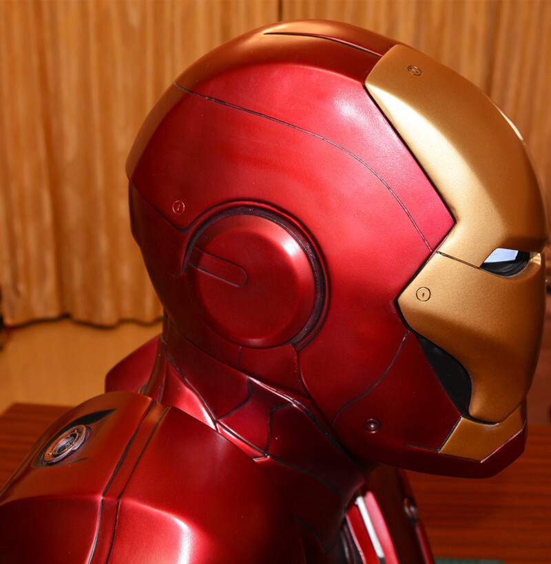 1:1 Scale MK3 Iron Man Resin Half Bust Statue Avengers Iron Man Mark 3 ...