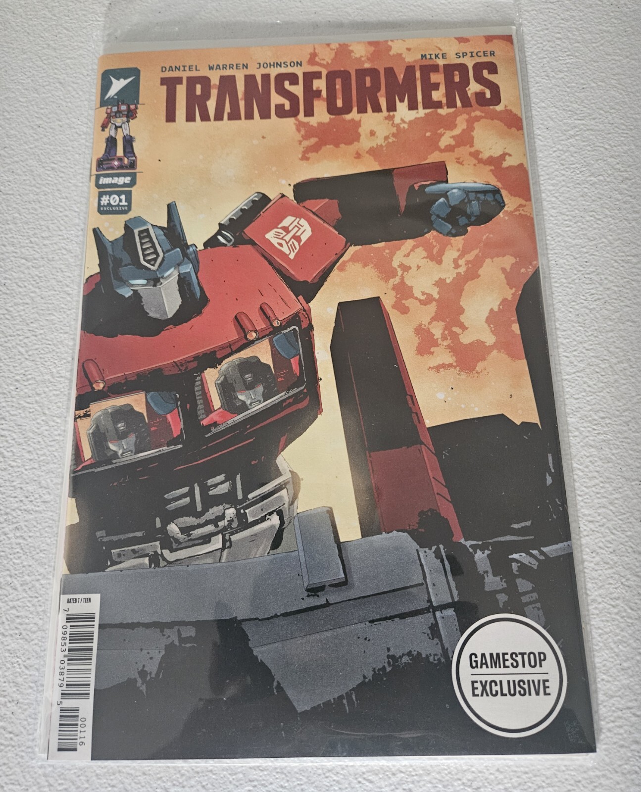 Transformers #1 Comic Book 2024 Image Comics GameStop Exclusive Cover ...