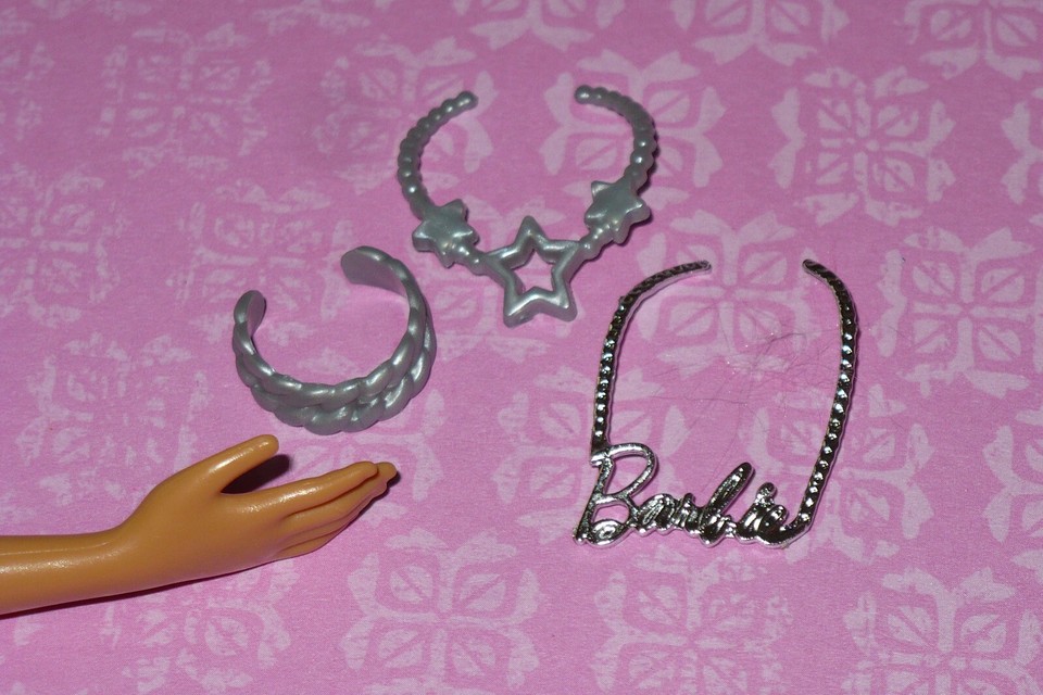 Mattel Barbie Doll Shoes ~ Barbie EXTRA ~ Jewelry ~ 3pc STACK LAYER ...