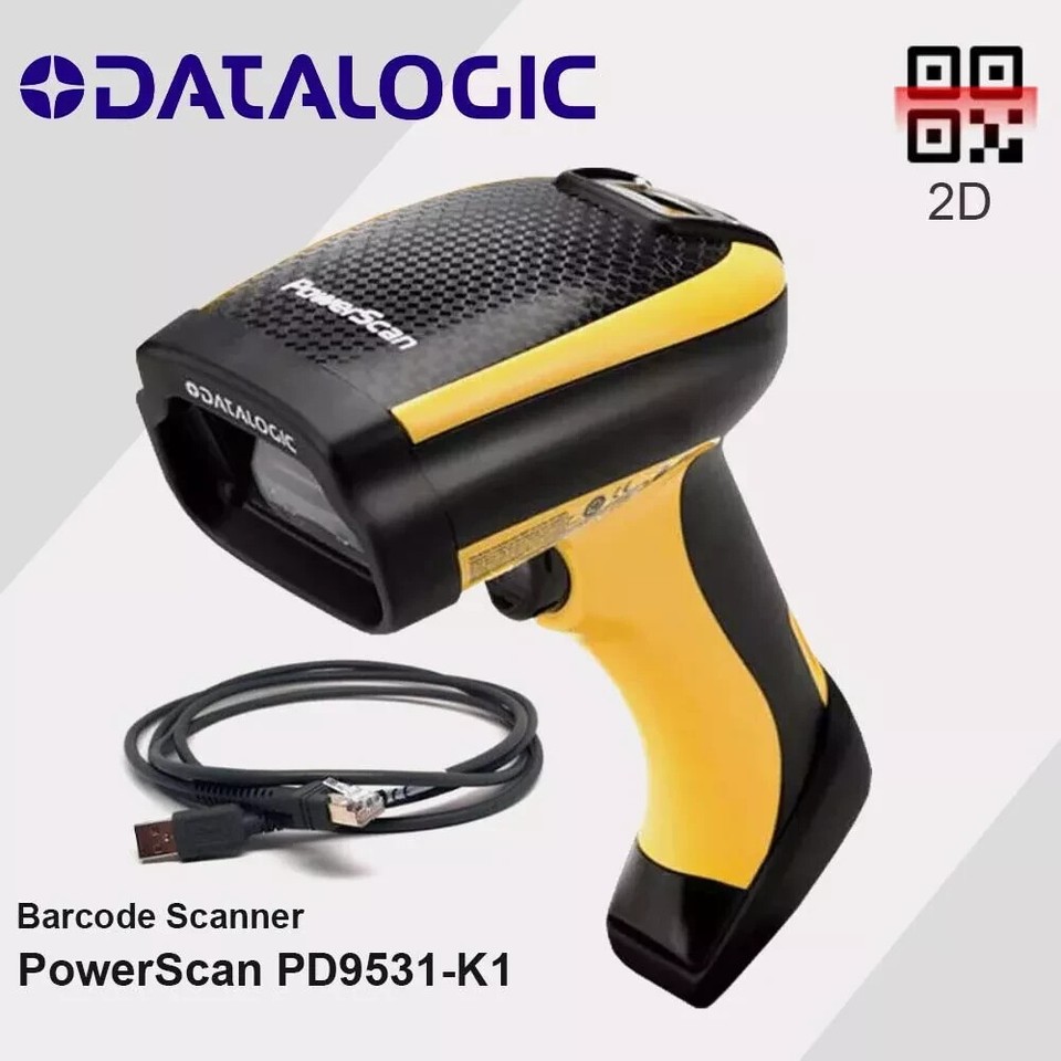 Datalogic PowerScan PD9531-K1 Handheld Barcode Scanner USB Kit D9531 ...