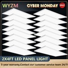 4-20PCS Bright 2 x 4 ft. 7800 Lumens Recessed LED Flat Panel Ceiling ...