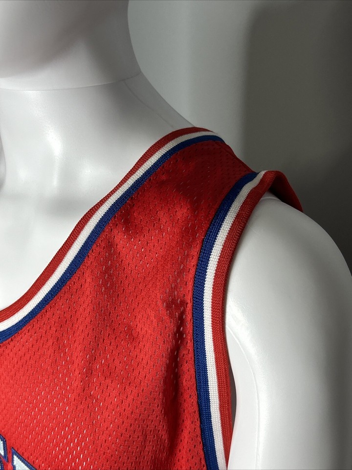 Moses Malone jersey adult 56 NBA Authentic Mitchell & Ness Philadelphia ...