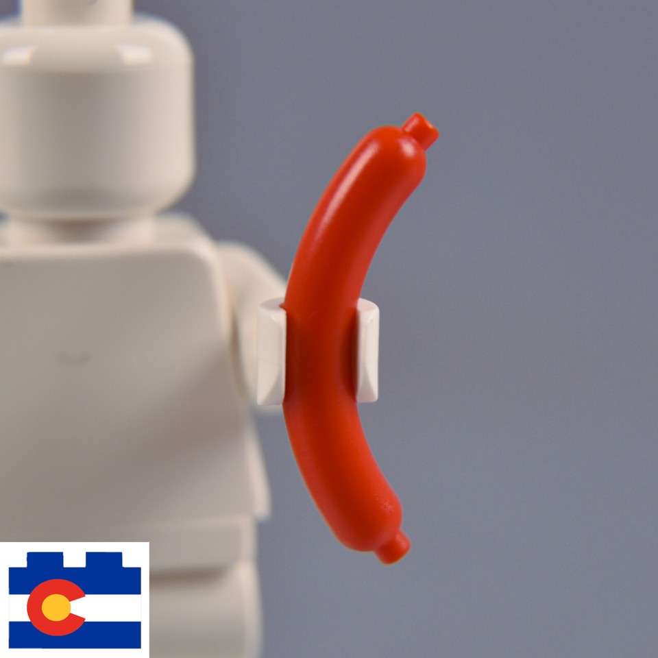 **NEW* Lego FOOD ACCESSORIES Pizza Apple Banana Fruit Steak Hot Dog ...