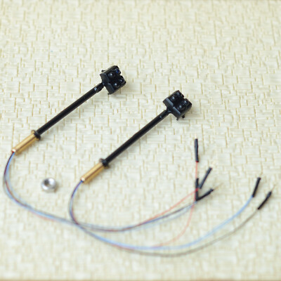 2 x O scale trackside enhanced IR sensors train detector signal trigger ...