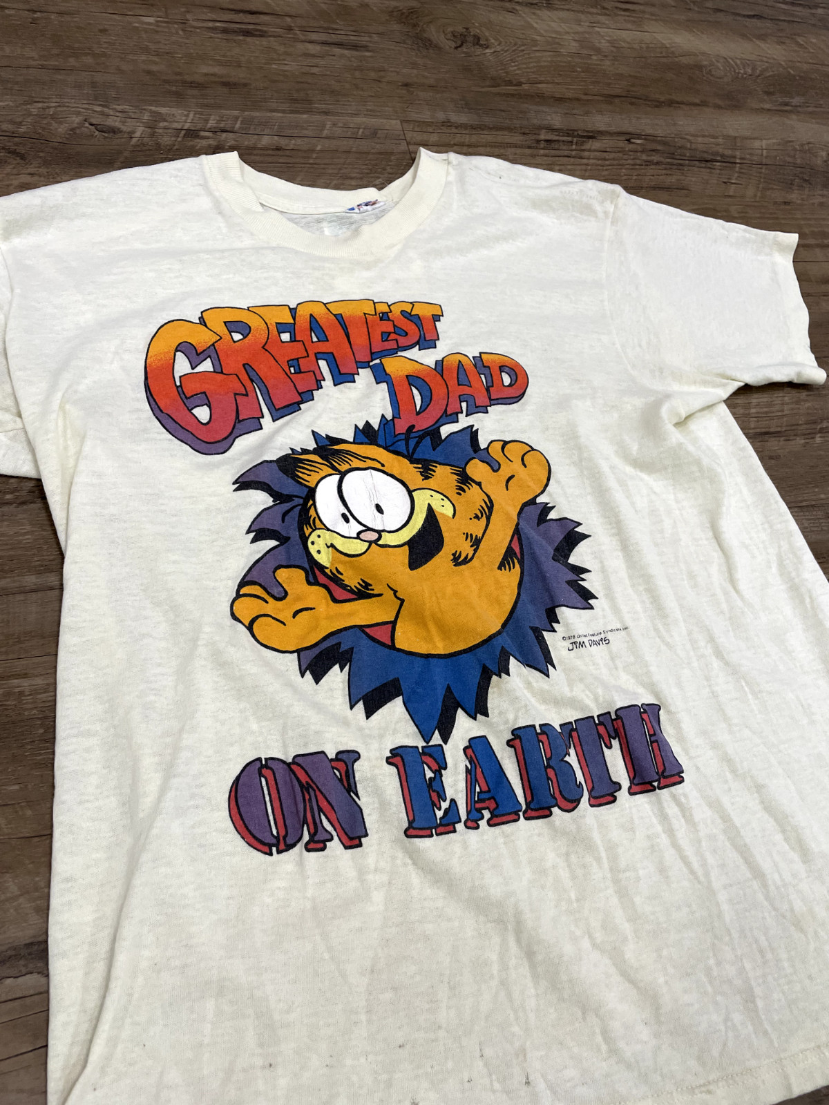 Vintage 1978 Garfield Greatest Dad On Earth Classic C… - Gem
