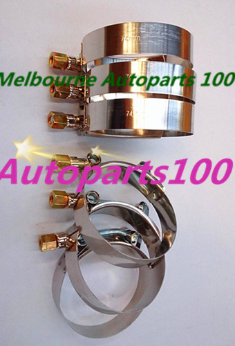 6 x 3 Inch/76mm Inside Dimension Steel T-Bolt Silicone Hose Clamp (79 ...