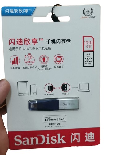 SanDisk 256GB USB 3.0 iXpand Mini Flash Drive with Lightning Connector ...