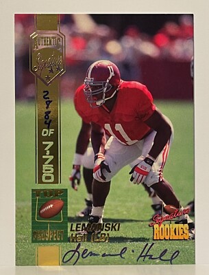 1994 Signature Rookies Top Prospect Lemanski Hall Auto #2884/7750 | eBay