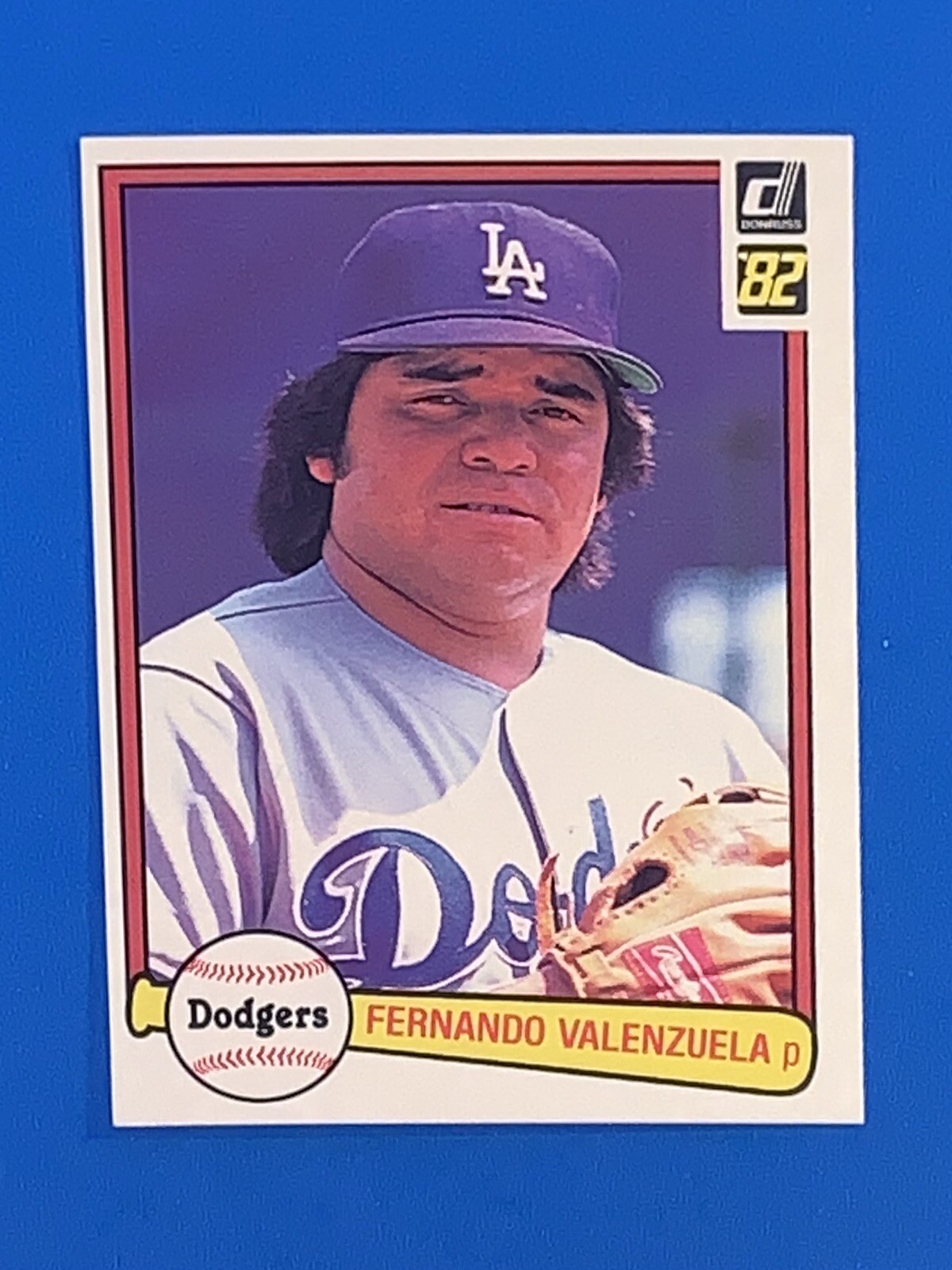 1982 Donruss Fernando Valenzuela Baseball Card #462 Los Angeles Dodgers ...
