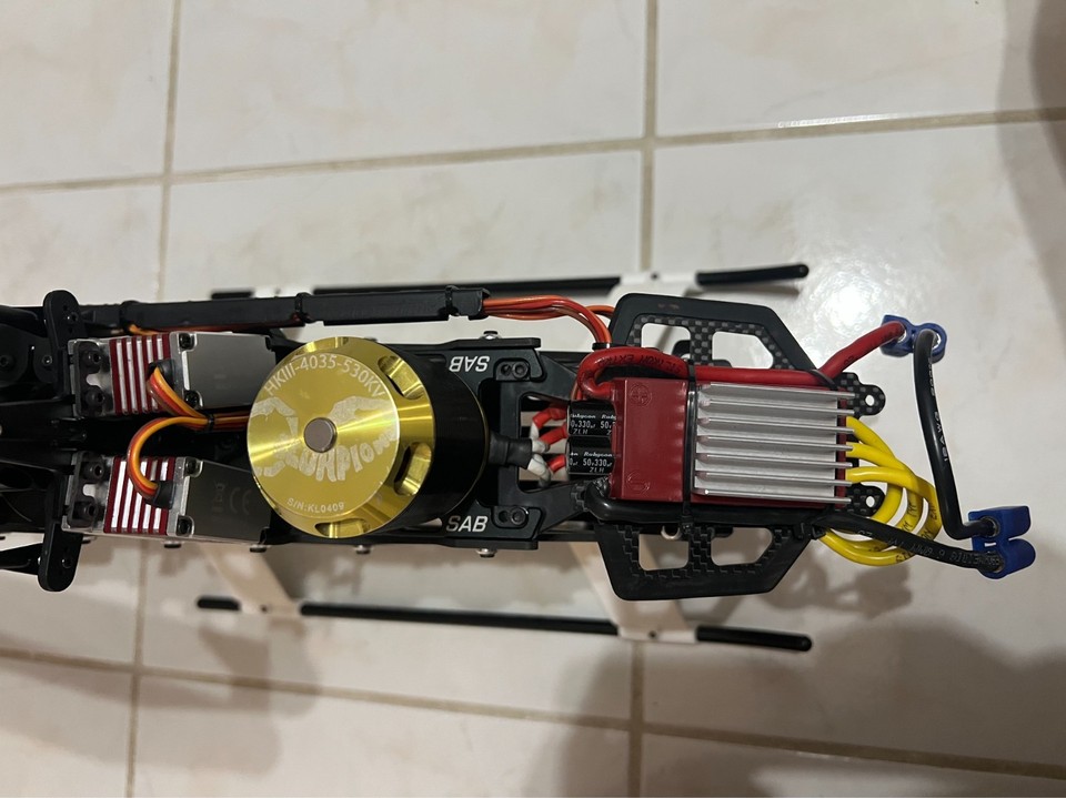 SAB GOBLIN RAW PIUMA 700 BNF AR7200bx, satellite Flybarless System ...