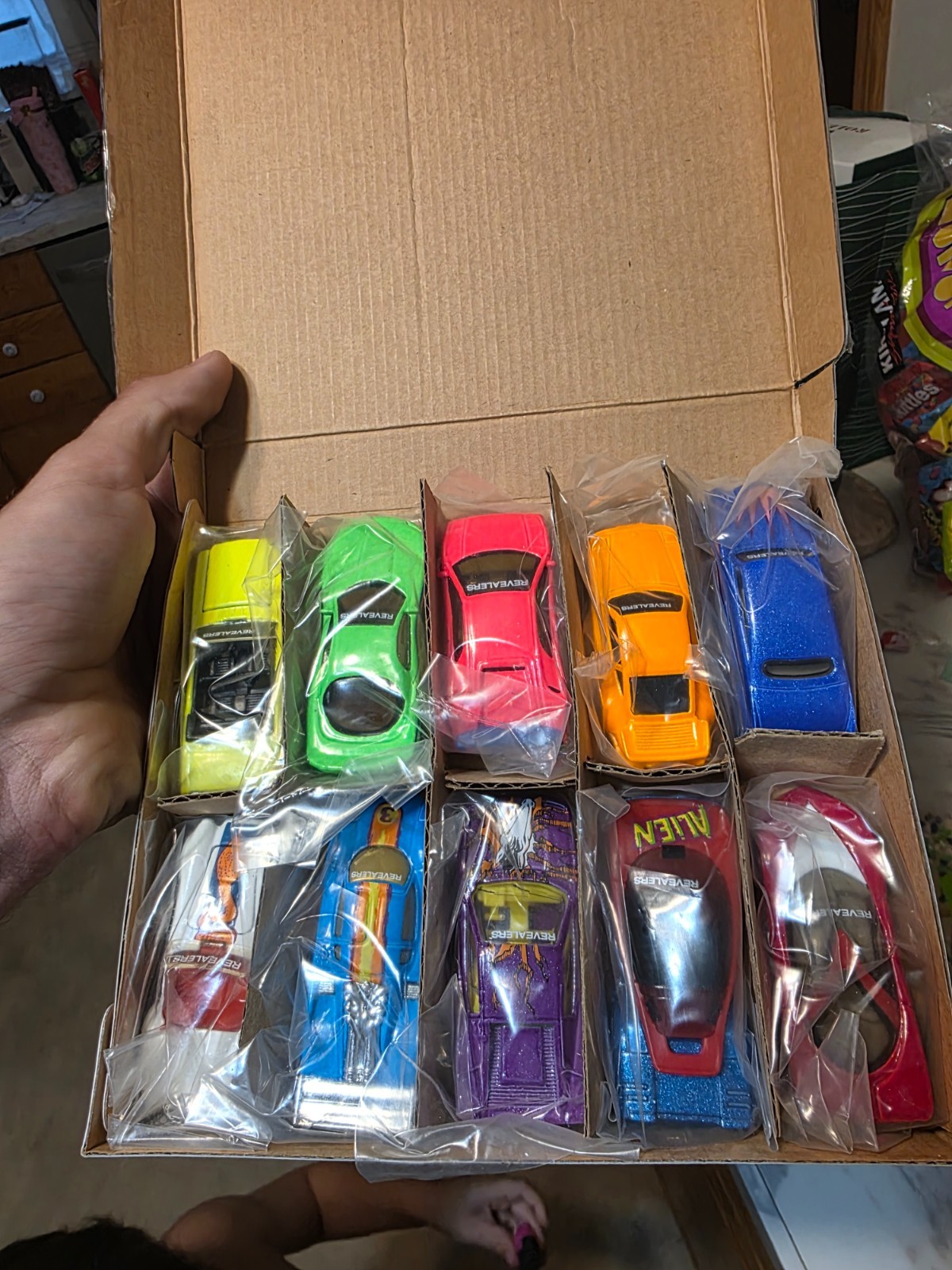 Hot Wheels Revealers Blue Token 10 Car Prize Complete Set Cars Sealed ...