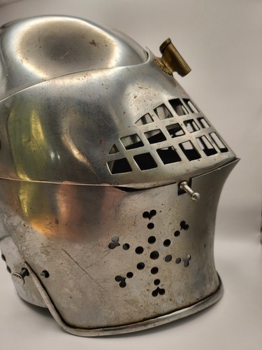 Visored Bascinet - St. Georges Armoury- Medieval Reenactment Helmet ...