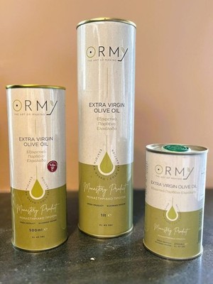 Premium Greek Monastery Extra Virgin Olive Oil, Cold-Pressed, High ...