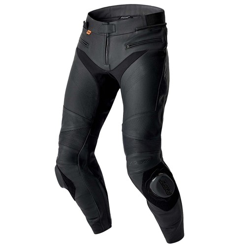 RST S1 D3O Mens Leather Motorcycle Motorbike Trousers Black | eBay UK