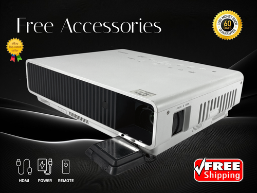 DLP Projector Perfect for Holiday Movie Marathons Laser/LED Hybrid 2500 ...