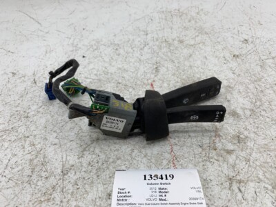 Volvo Dual Column Switch Assembly Engine Brake Stalk and Wiper 20399174 ...