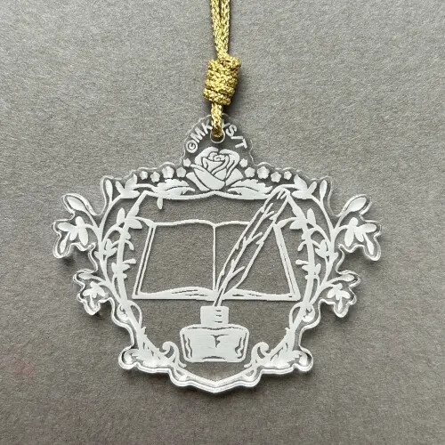 Ascendance of a Bookworm Crest Crystal Charm 45mm 1.8" Japan New | eBay