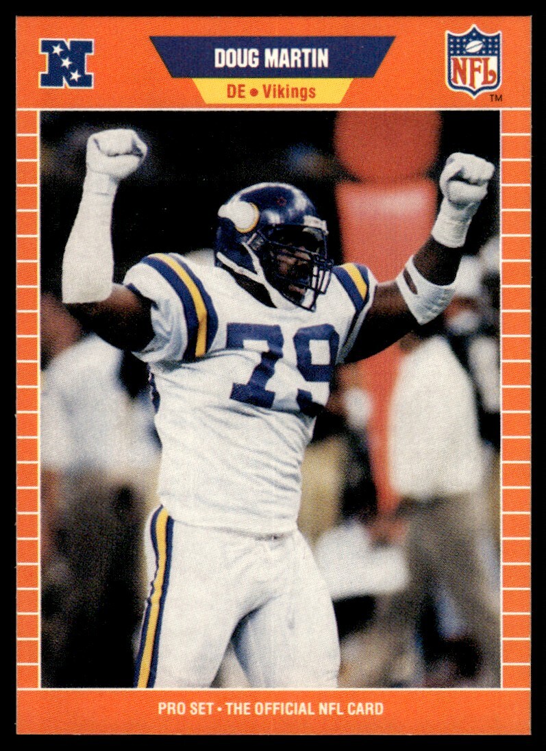 1989 Pro Set Doug Martin Minnesota Vikings #236 | eBay