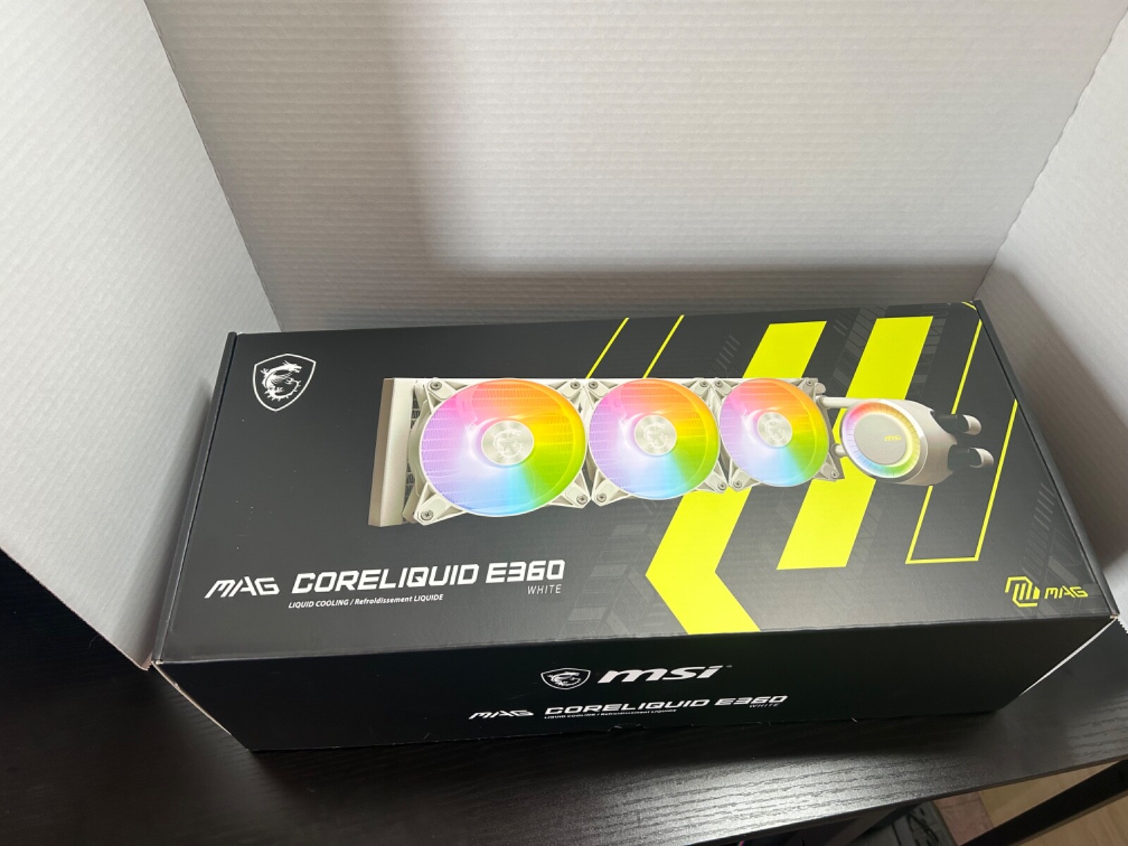 MSI MAG CORELIQUID E360 WHITE Liquid Cooling | eBay