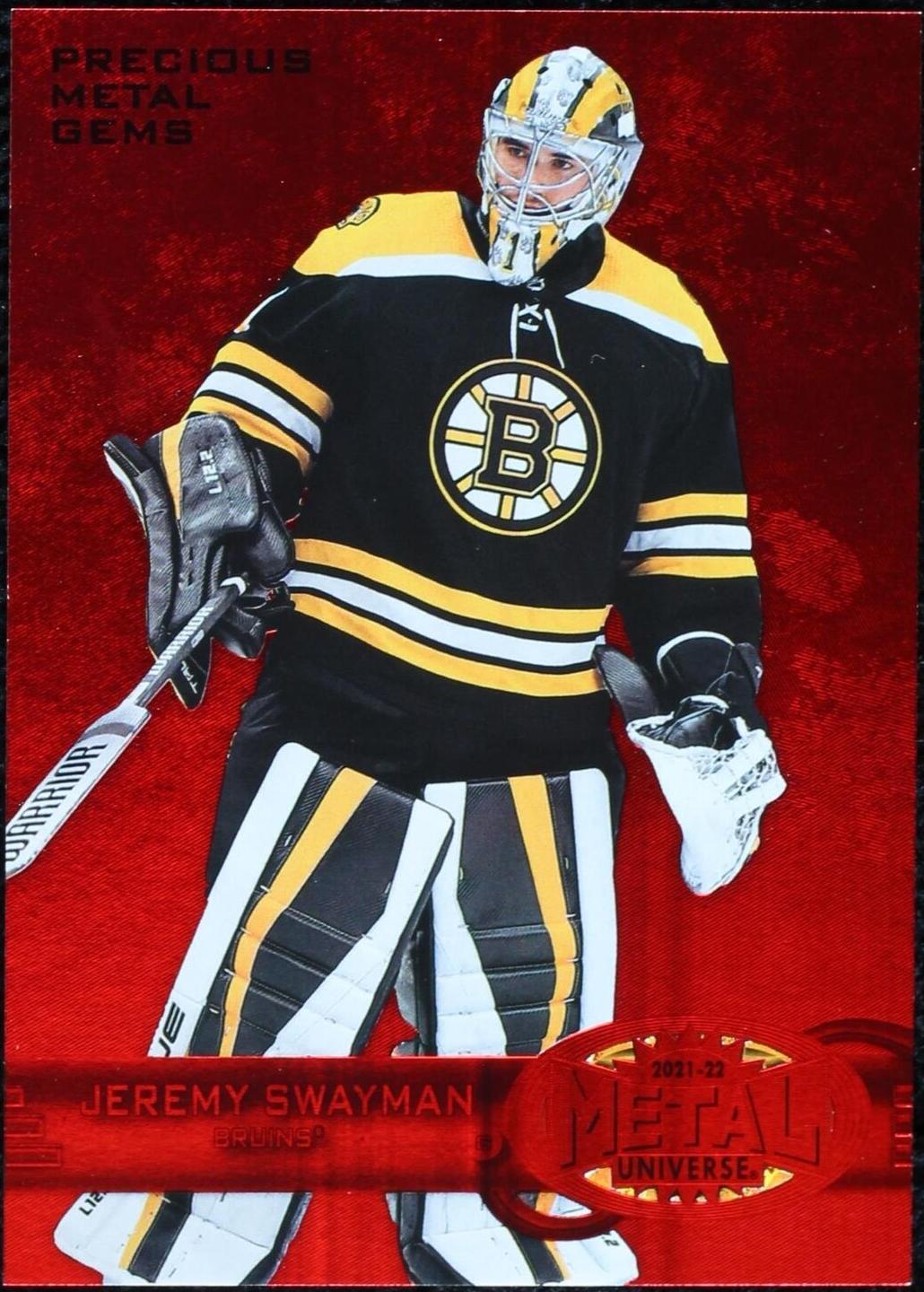 2021-22 Skybox Metal Universe - 1997-98 Retro Jeremy Swayman #R-5 ...