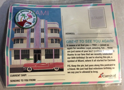 CARNIVAL CRUISE LINE VIFP CLUB 2023 HORIZON PIN NEW READY TO CHERISH ...