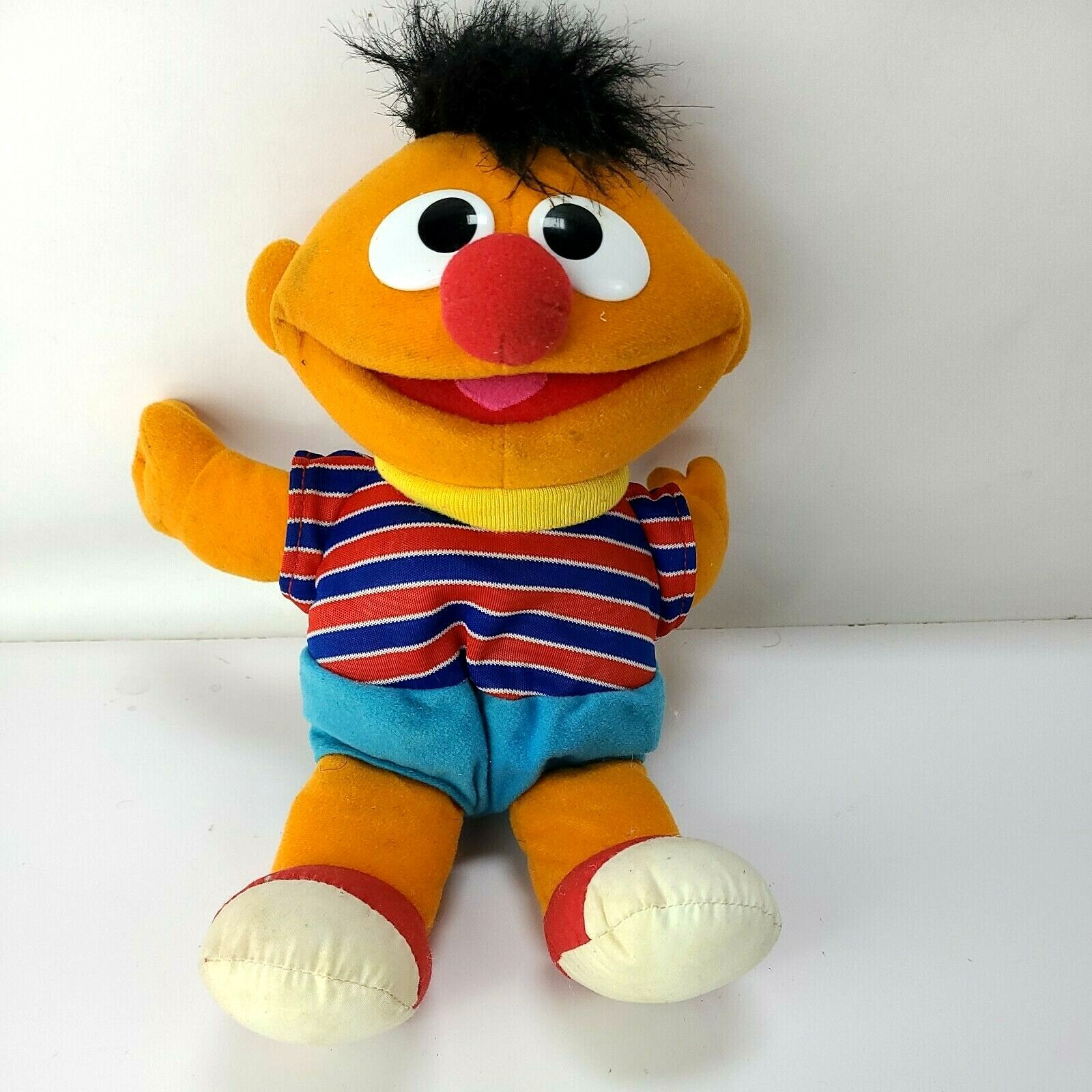 Sesame Street TMX Tickle Me Friend Ernie Laughs Falls Down Gets Up ...