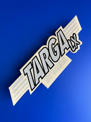 Tomos Targa LX Moped OEM Front Fairing Decal Silver / Black NOS | eBay