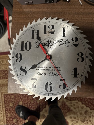 Sears Roebuck And Co Shop Clock | eBay