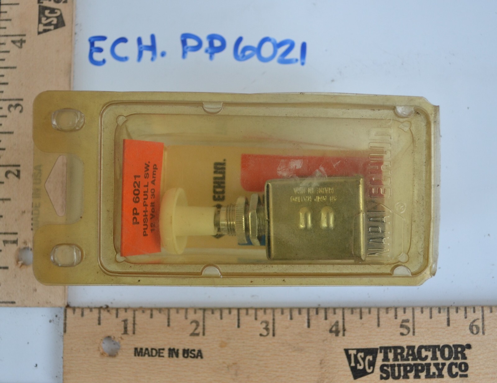 NOS Napa Echlin Push-Pull Switch PP 6021, 12V, 30A | eBay