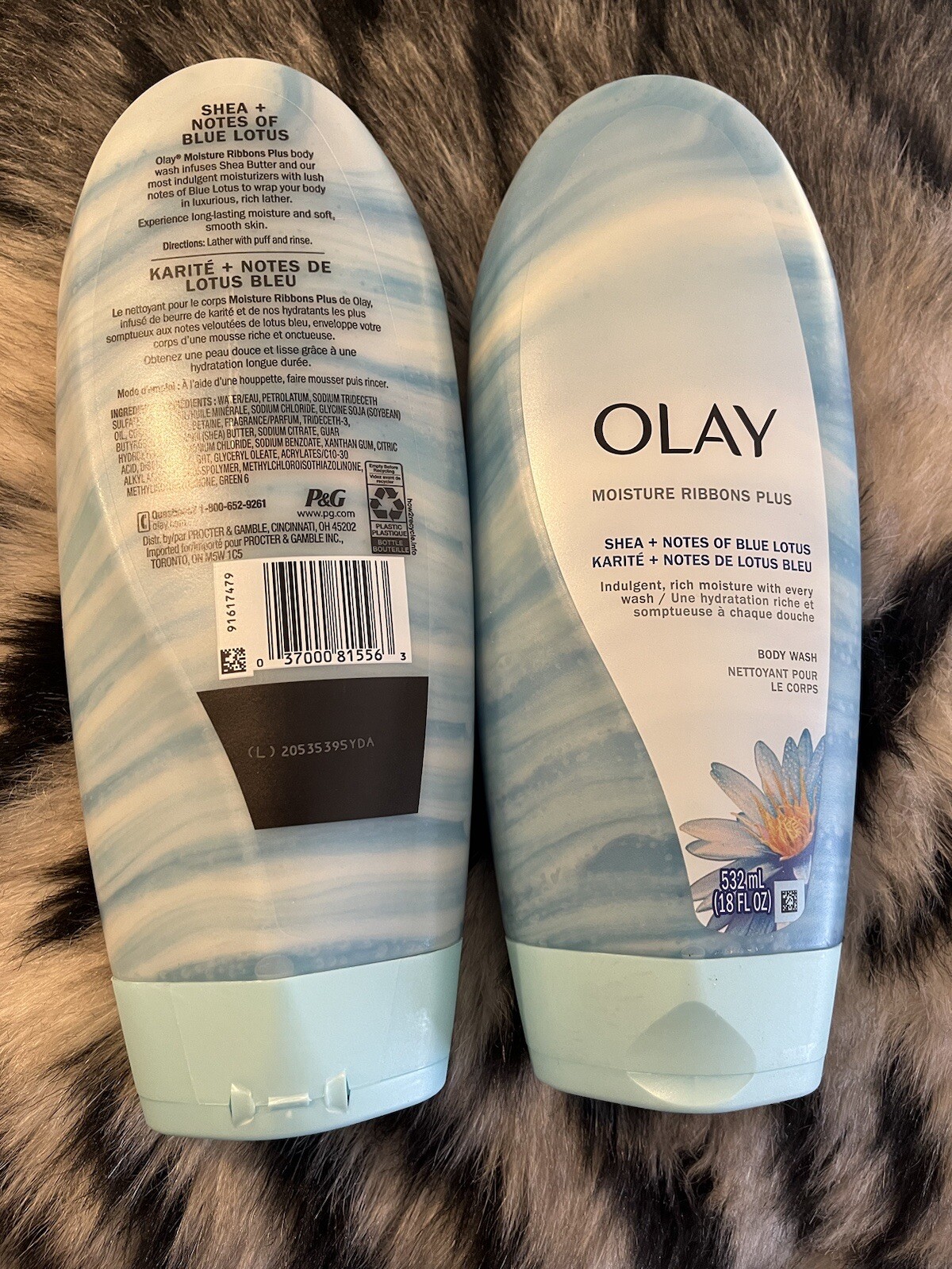 Olay Moisture Ribbons Plus Shea+ Notes of Blue Lotus Body Wash 18 fl oz ...