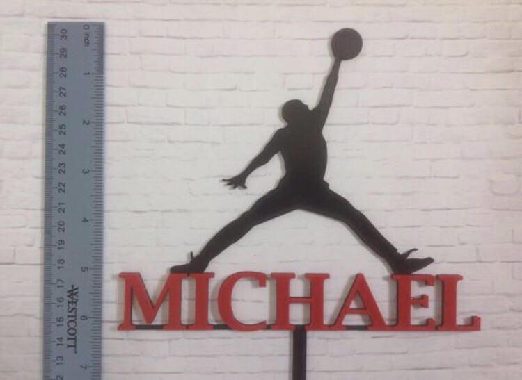 Air Jordan Jumpman Custom Cake Topper Jumpman Logo Cake Topper | eBay