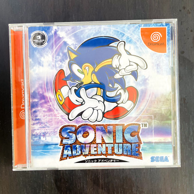 Sonic Adventure Sega Dreamcast 1998 HDR-0001 Japan Version Action Rare ...