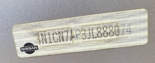 2014 2015 2016 2017 2018 2019 Nissan Versa Right Passenger Side Fender ...