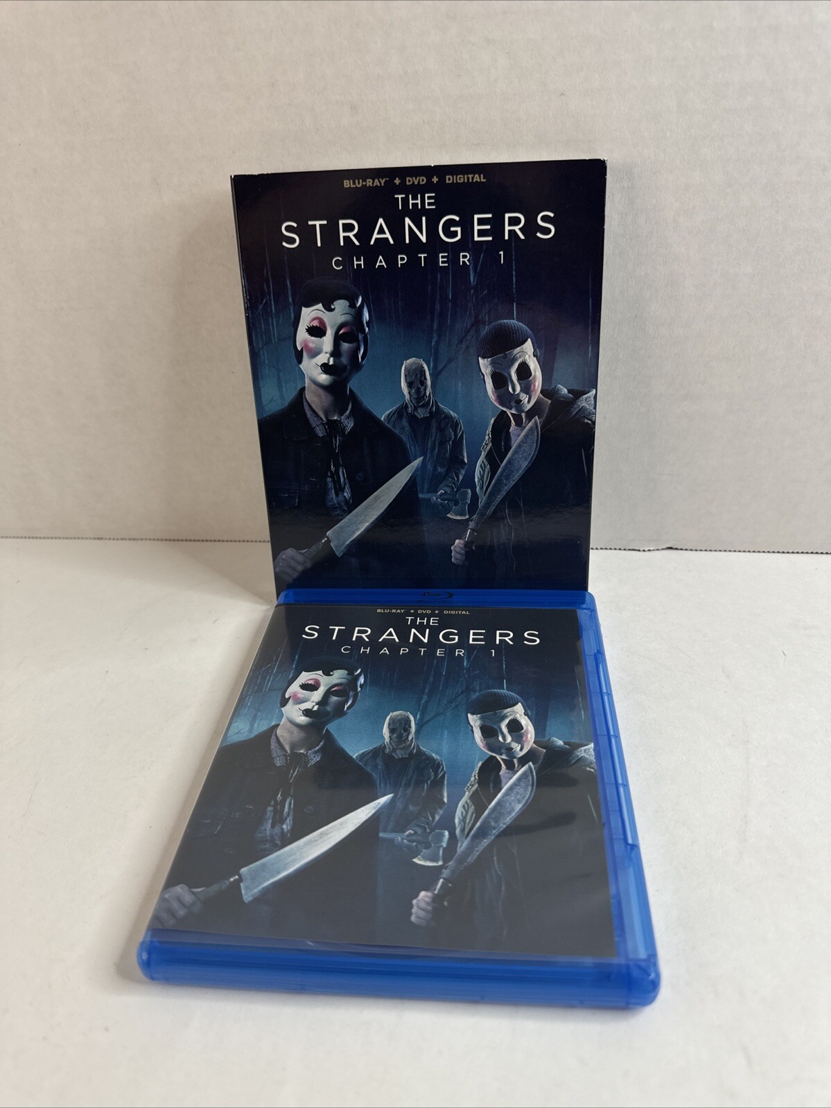 THE STRANGERS CHAPTER 1 BLU RAY + DVD WITH SLIPCOVER SLEEVE HORROR No ...