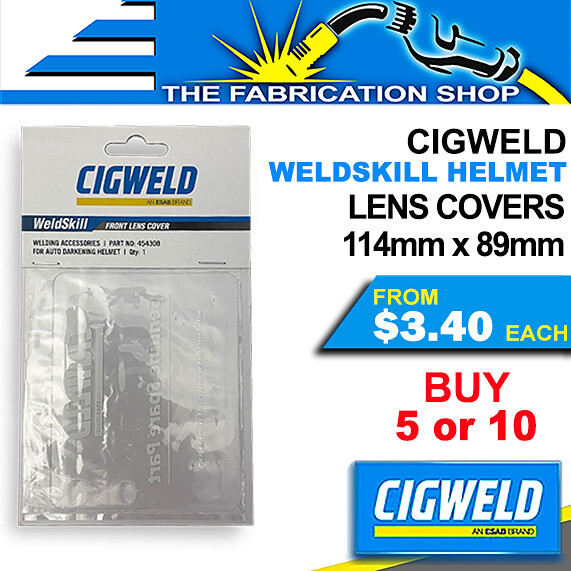 5 x Cigweld Front Lens Covers - Weldskill Automatic Welding Helmet ...