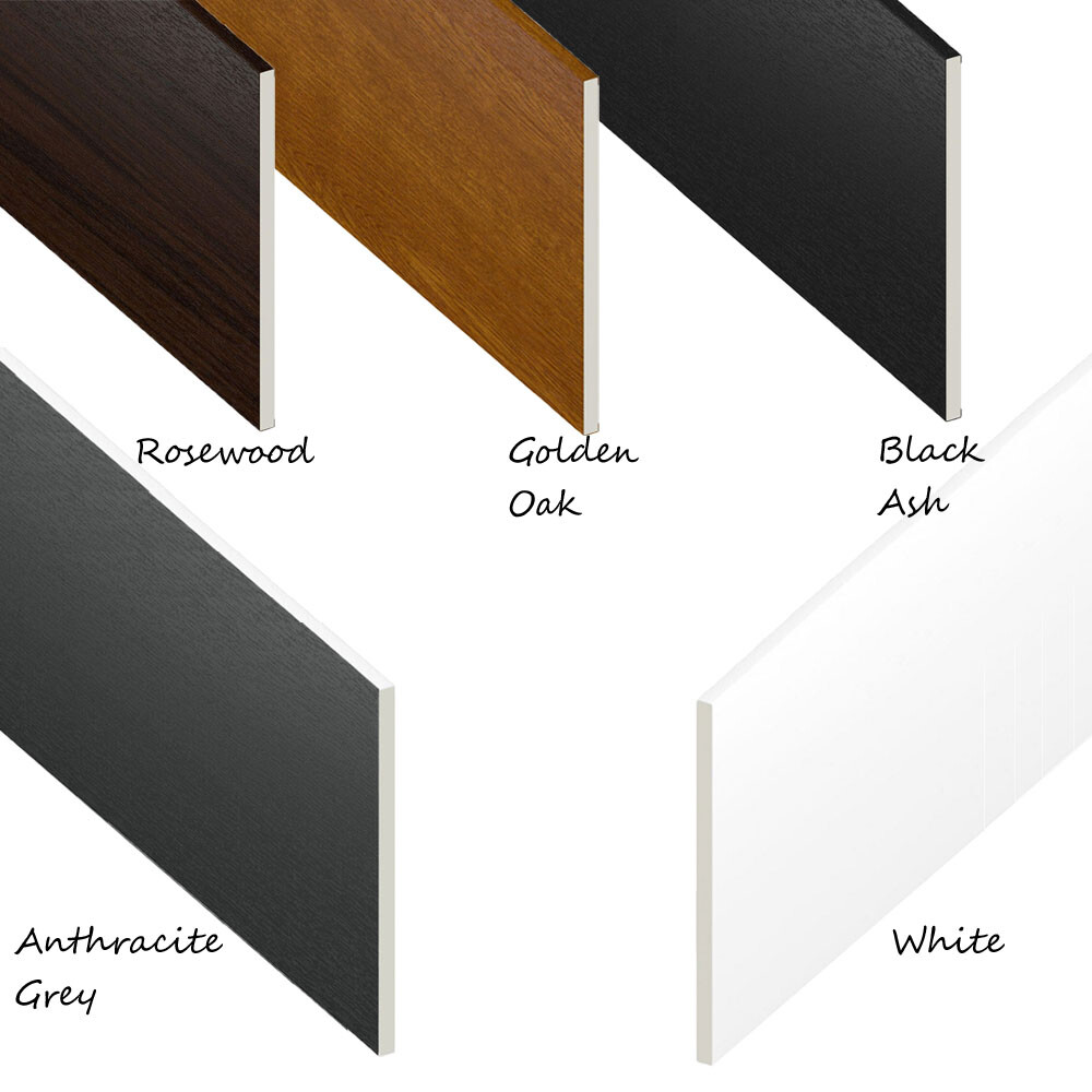 Fascia Board uPVC Capping Board Flat Soffit Board Window Sill Cover ...