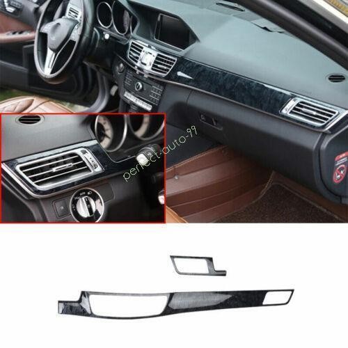 For Benz E-Class 2014-2015 Center Console Instrument Dash Strip Black ...